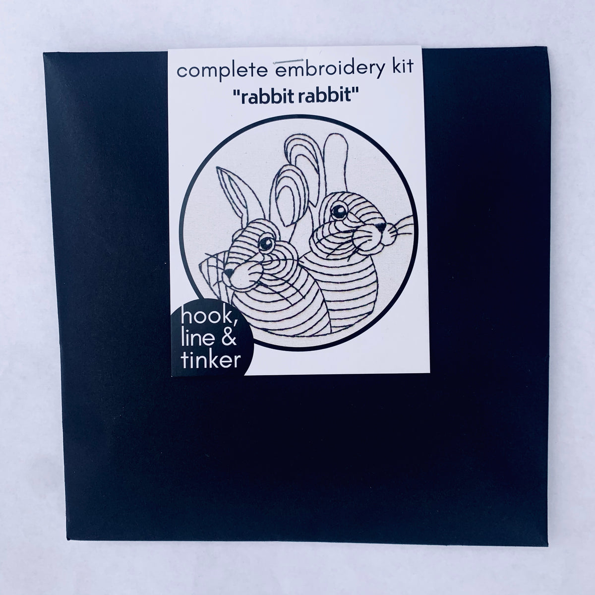 Hook Line Tinker Embroidery Kit " Rabbit Rabbit " – Maker General